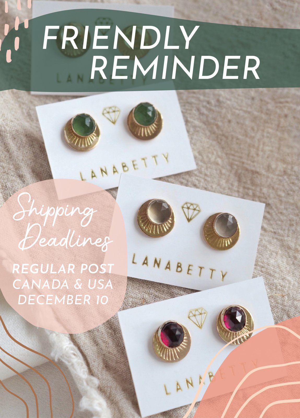 Holiday Shipping Dates 2022 LanaBetty holiday-shipping-dates-2022-lanabetty
