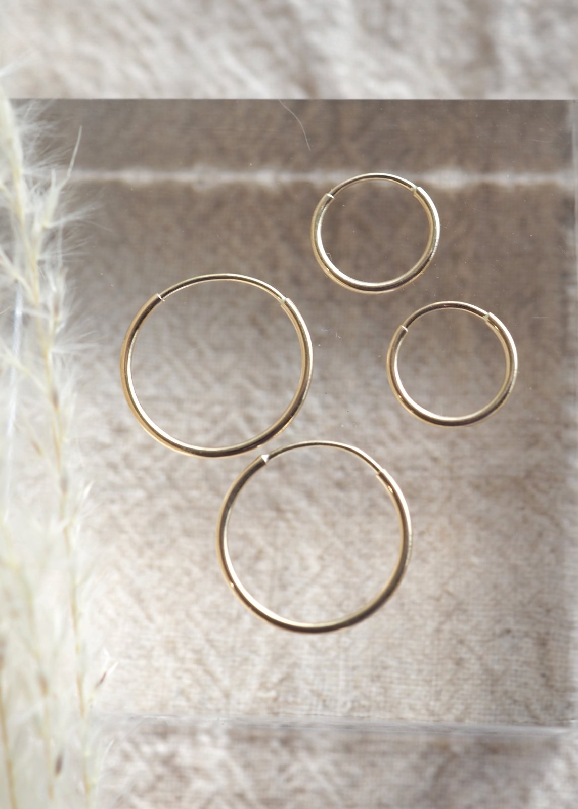 14k Gold - Embrace Hoop Earrings– LanaBetty