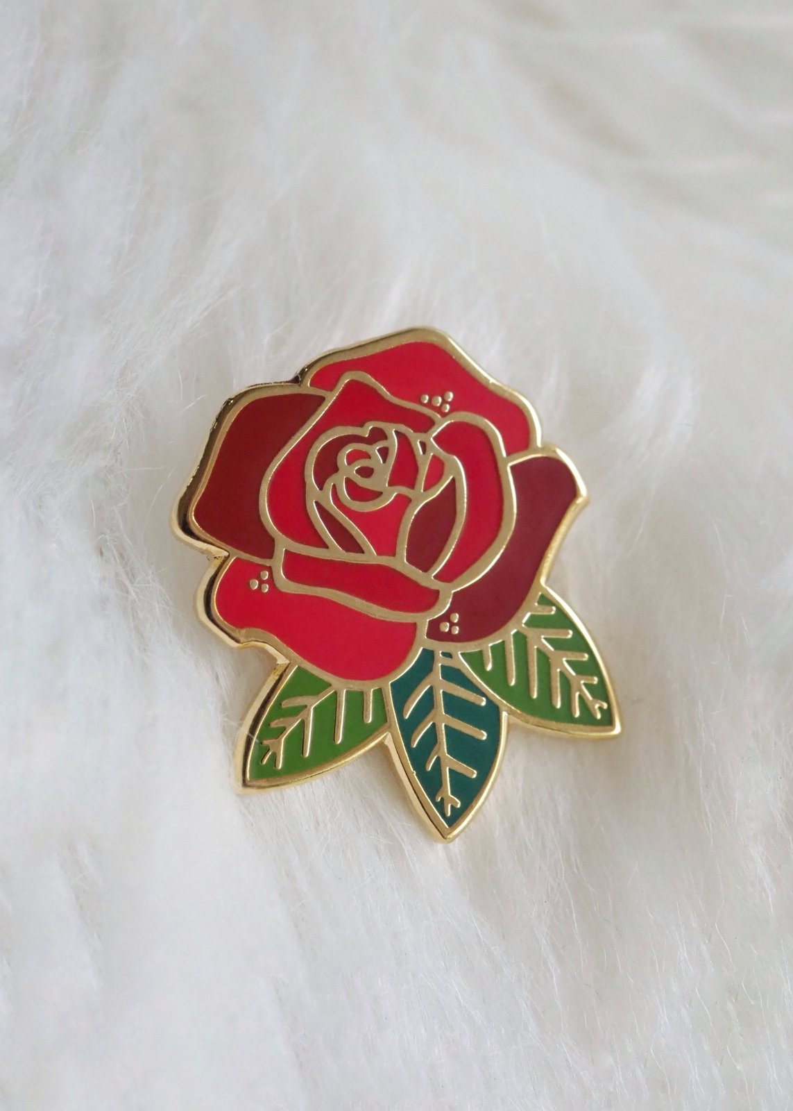 Rose - Lapel Pin - Red– LanaBetty