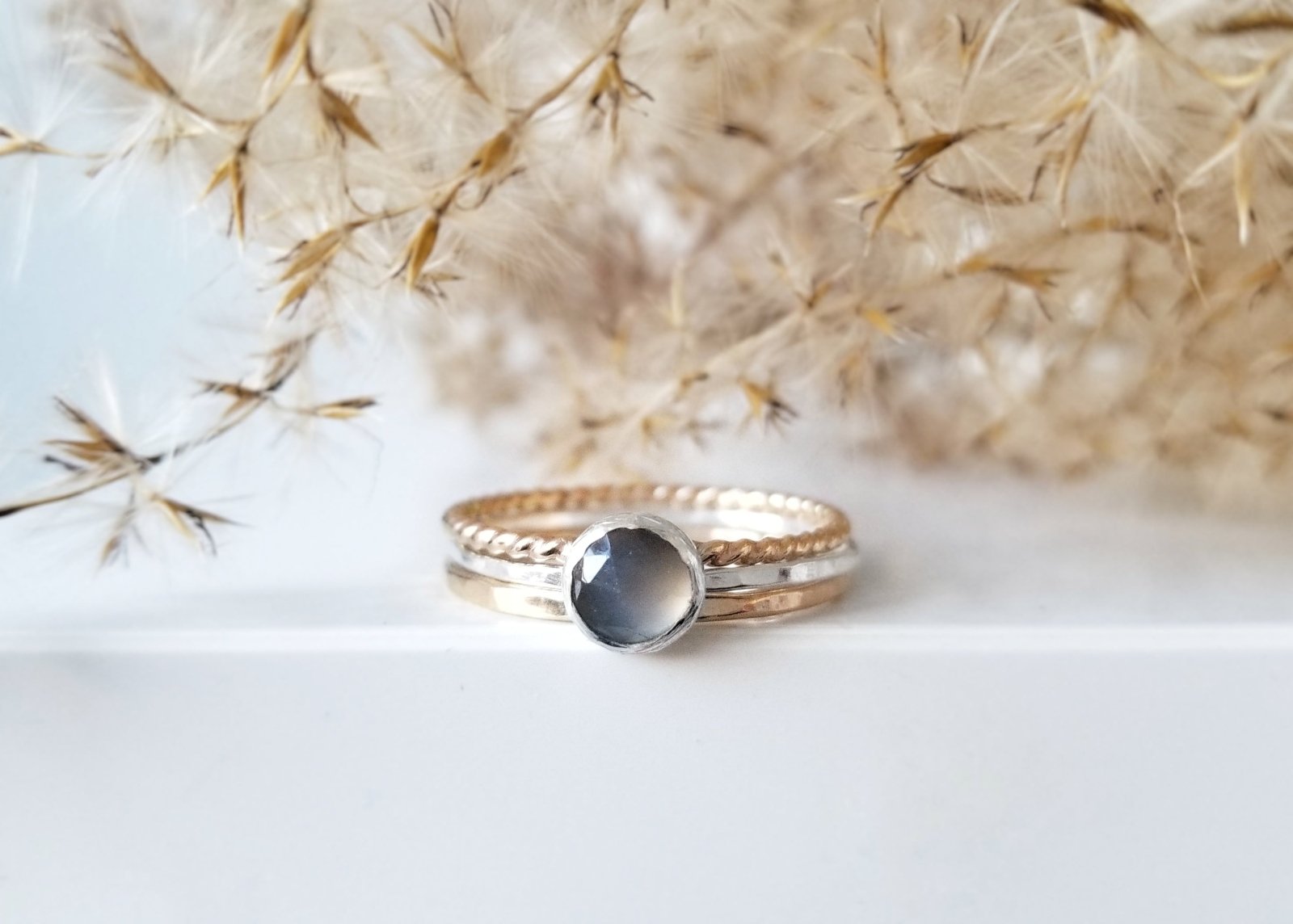 Ursa Major - Faceted 6mm Gemstone Ring– LanaBetty