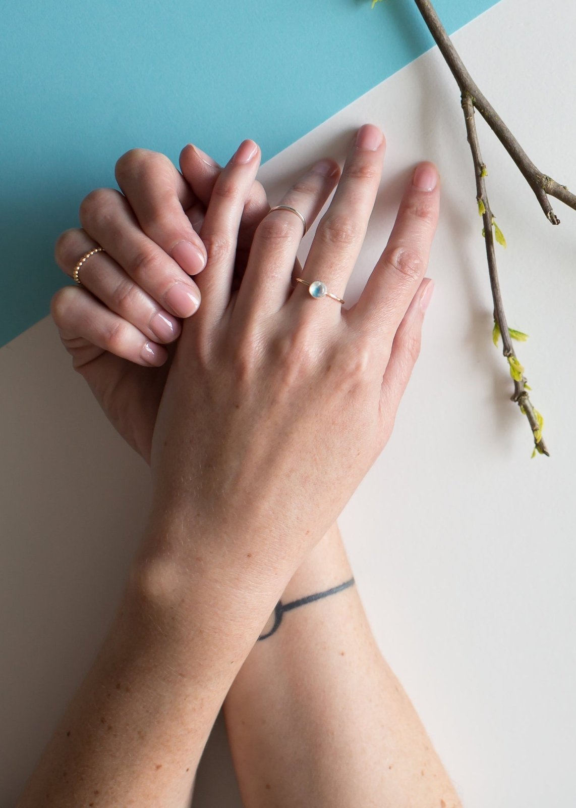 Ursa Major - Faceted 6mm Gemstone Ring– LanaBetty